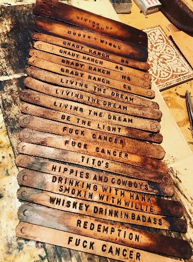 Buckin Buckarette: Telling Artists Stories in Hand Tooled Leather ...
